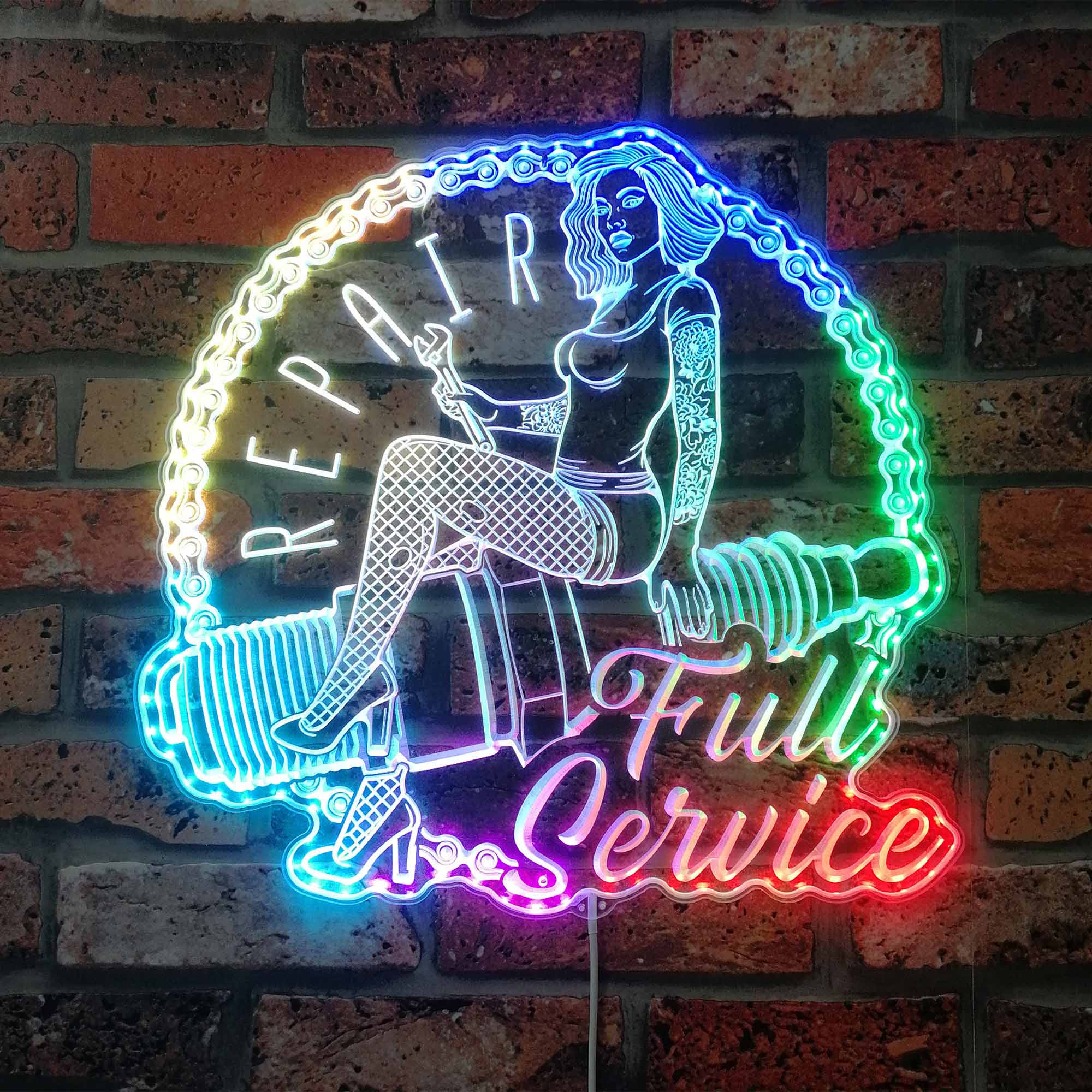 Personalized Neon Signs for Garage | Custom Neon Garage Signs | ADVPRO