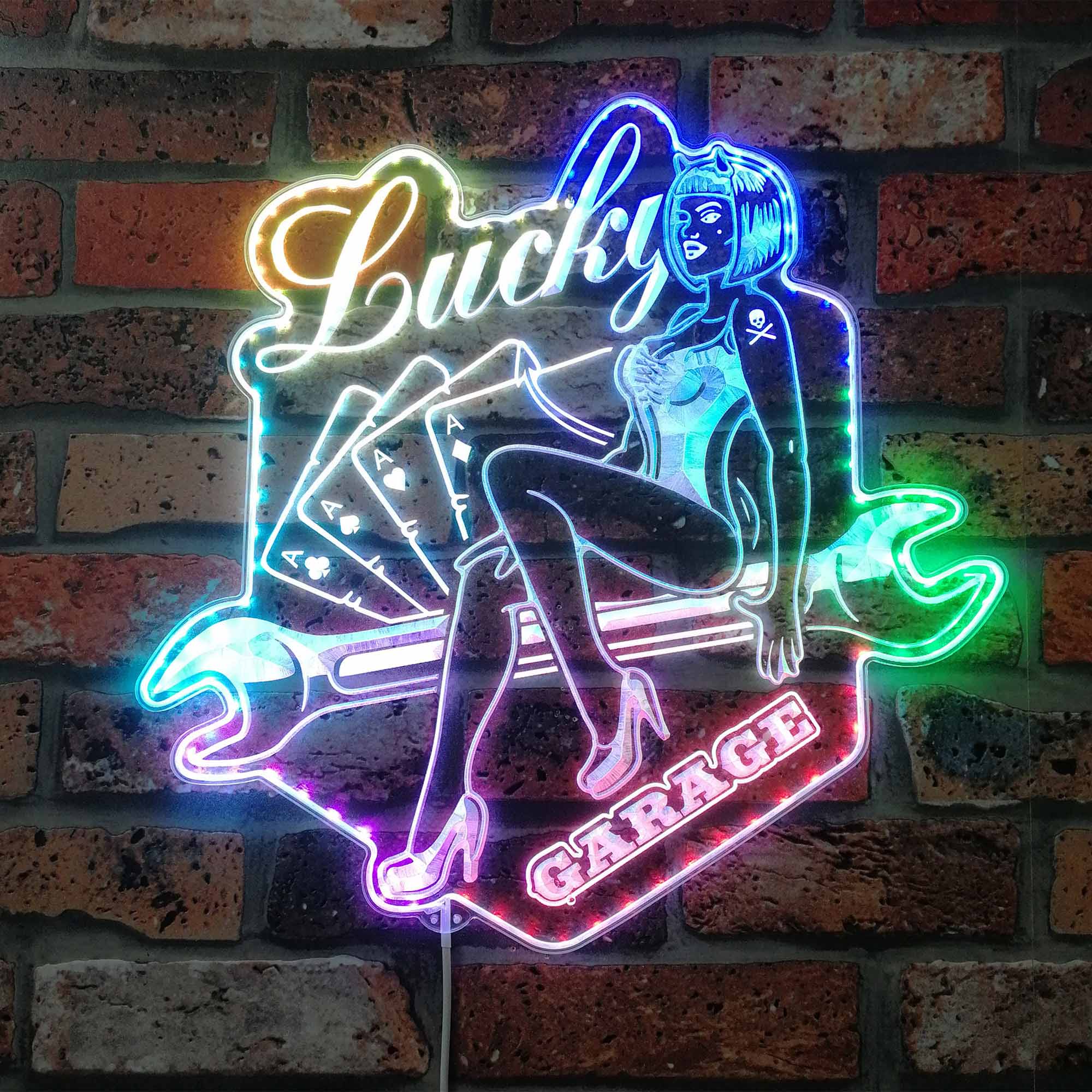 Personalized Neon Signs for Garage | Custom Neon Garage Signs | ADVPRO