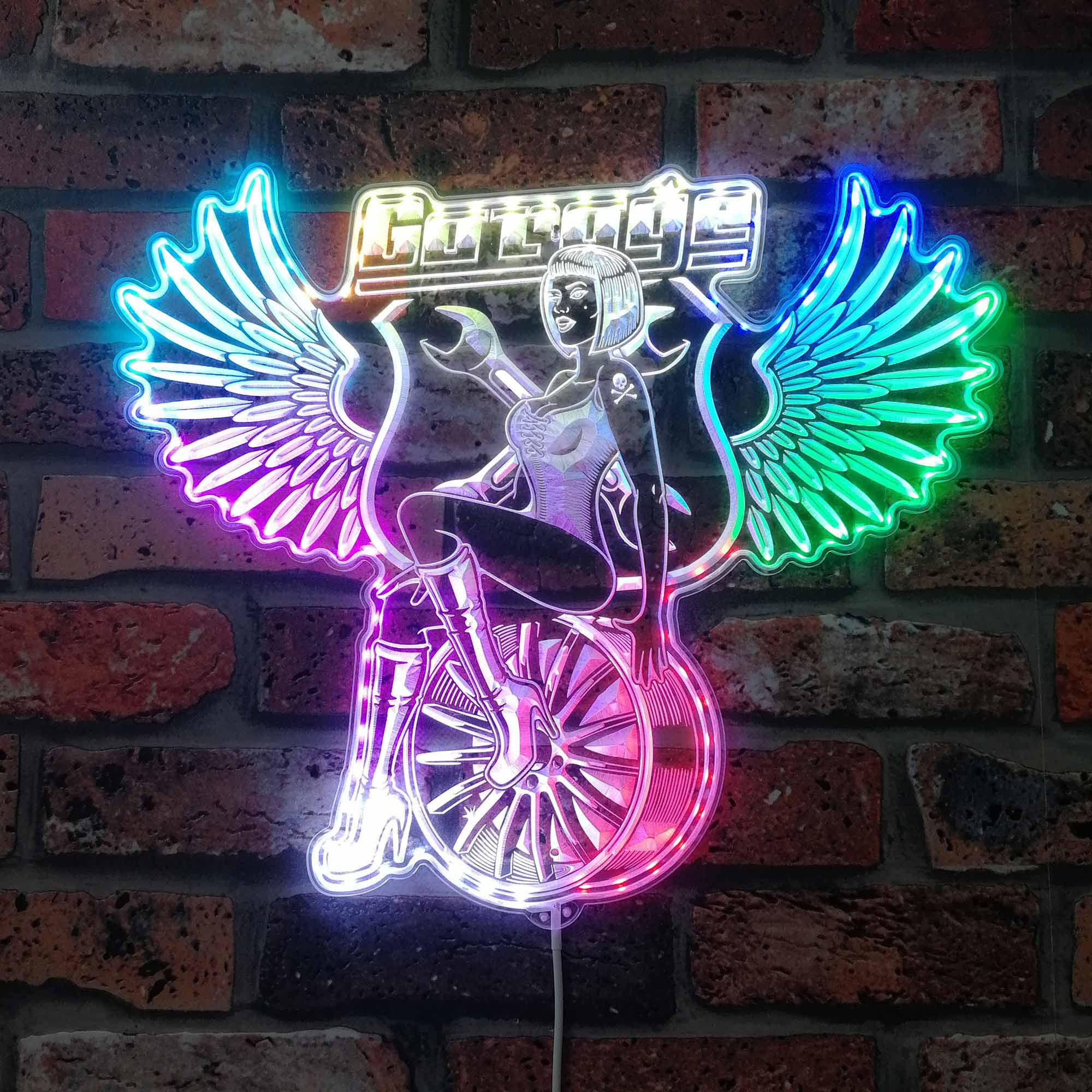 Personalized Neon Signs for Garage | Custom Neon Garage Signs | ADVPRO