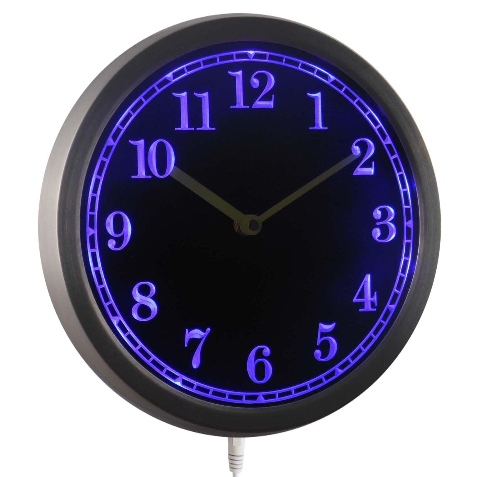 Notre Dame Neon Wall Clock