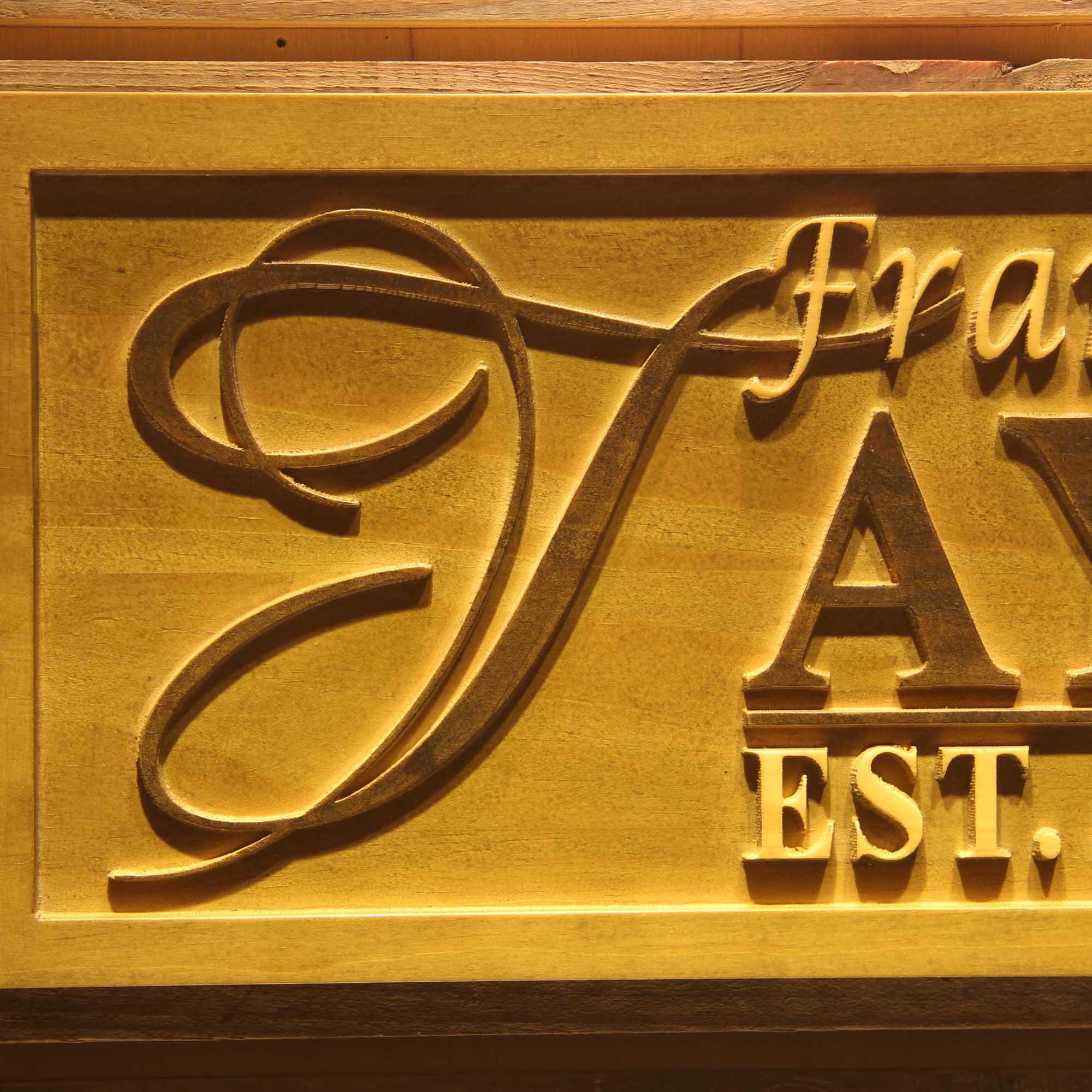 Wood Decor Signs | Personalized & Ready-Made Natural Wood Signs | ADVPRO