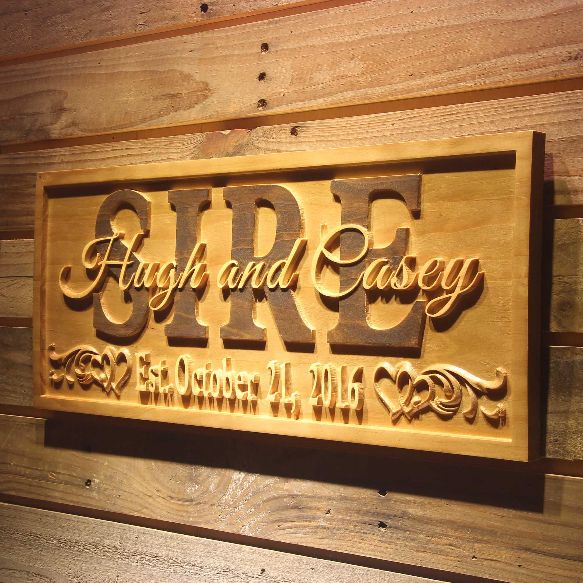 Wood Decor Signs | Personalized & Ready-Made Natural Wood Signs | ADVPRO